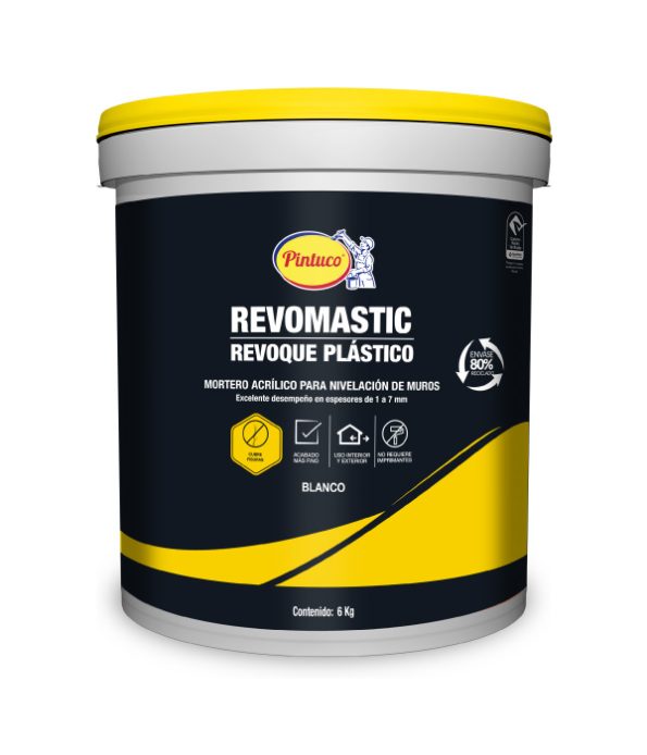 Revomastic Revoque Plástico 17091 Galón 6 Kg | El Balde Pinturas